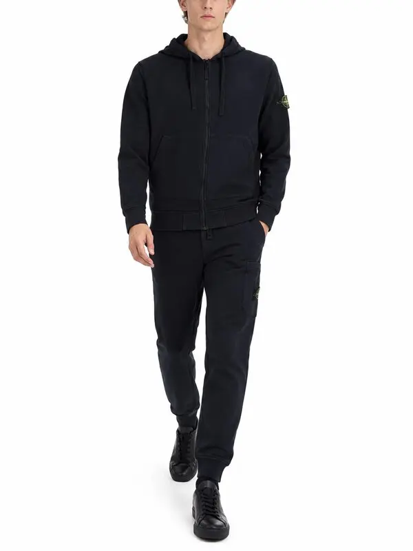 Stone Island Pantalone Jogger In Felpa