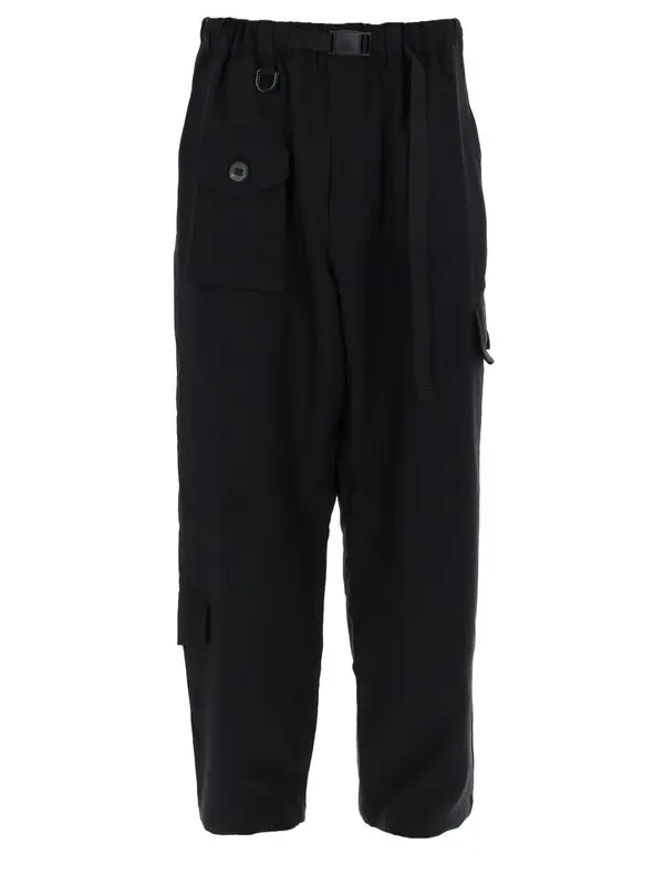 Y3 Pantalone Cargo In Tessuto Tecnico