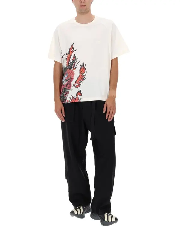 Y3 Pantalone Cargo In Tessuto Tecnico