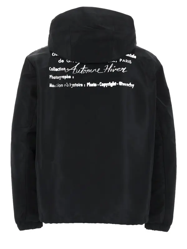 Givenchy Giacca "windbreaker" Con Logo