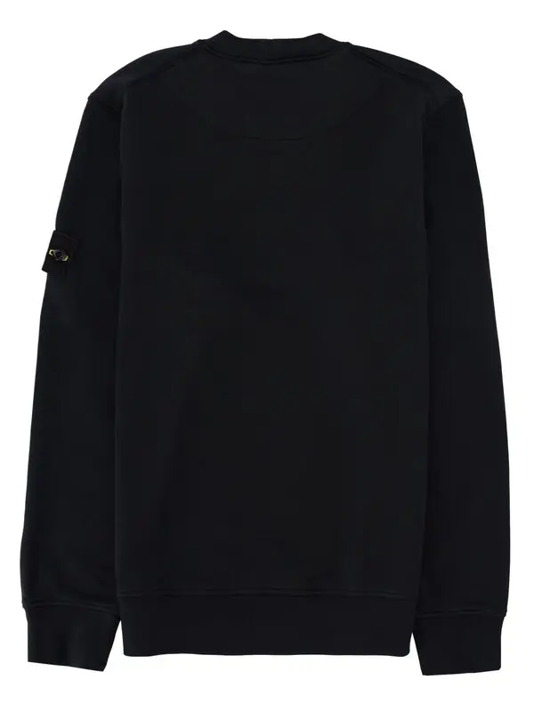 Stone Island Felpa Con Patch Logo