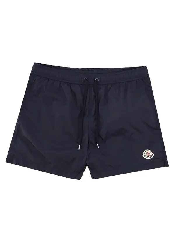 Moncler Costume Da Bagno Con Patch Logo