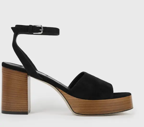 TOTEME Platform Suede Sandals