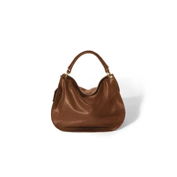 Miu Miu Rendez-vous Leather Hobo Bag - Oak