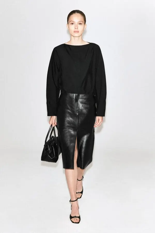 Cos Sculpted Boat-neck Blouse