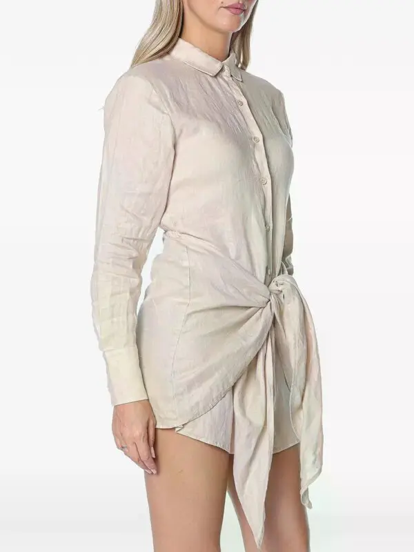 MC2 SAINT BARTH Linen Shirt Dress