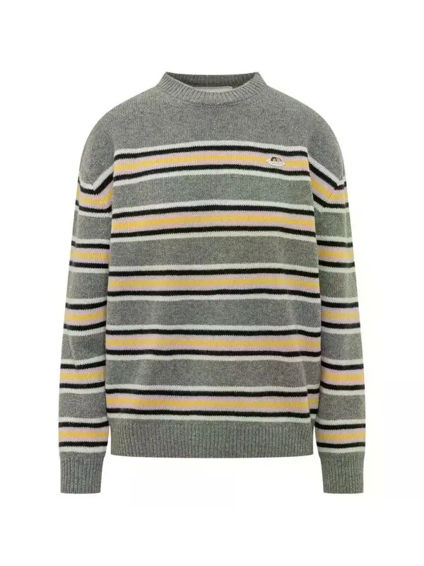 Fiorucci Angels-patch Striped Sweater