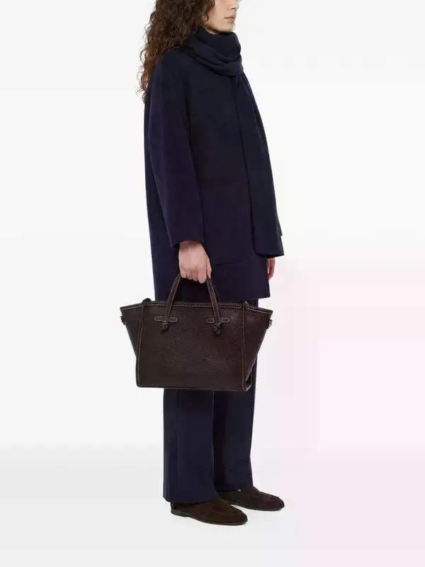 GIANNI CHIARINI Grained Leather Tote Bag