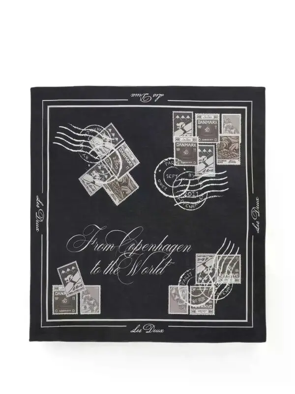 LES DEUX Stamp Neckerchief
