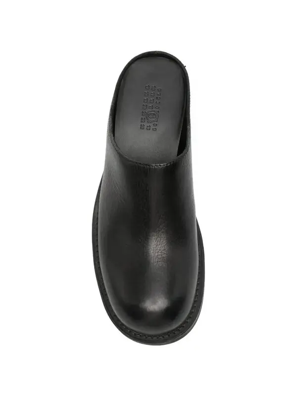 MAISON MARGIELA Biker Leather Mules