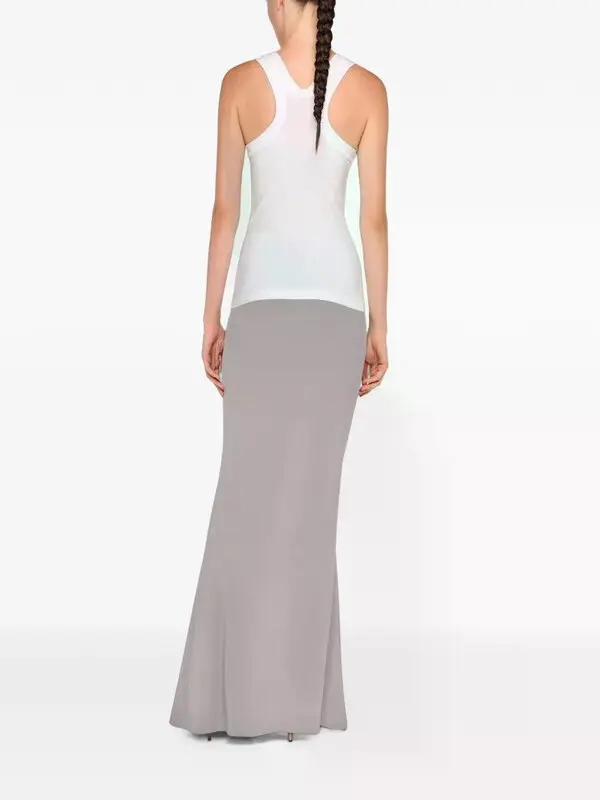 Norma Kamali Obie Fishtail-hem Maxi Skirt