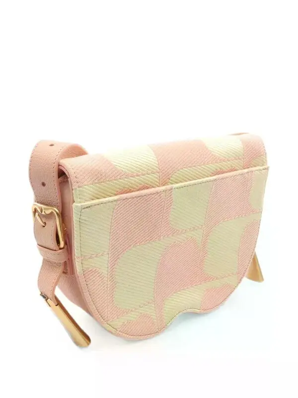 Burberry Leather-trimmed Shoulder Bag - Pink