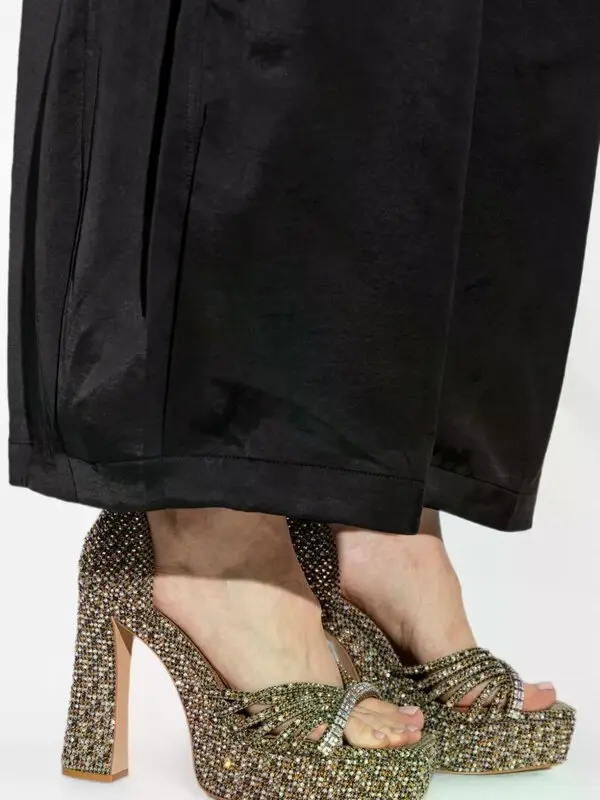 Kurt Geiger Crystal Embellished Platform Sandals