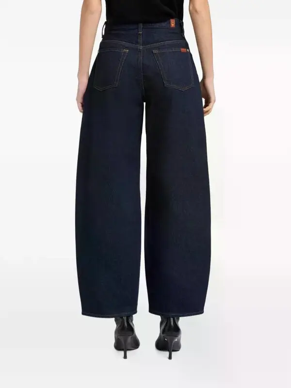 7 For All Mankind Bonnie Curvilinear Wide Leg Jeans