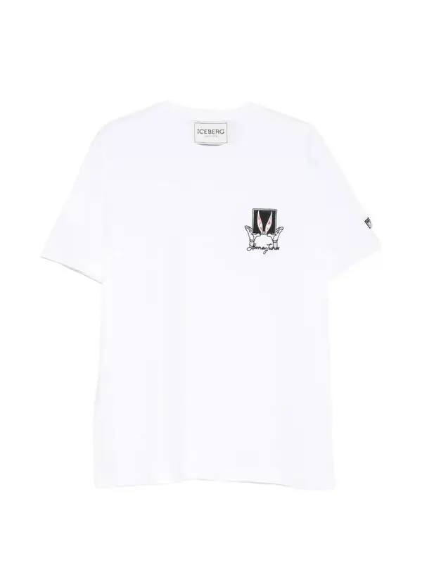 Iceberg Looney Tunes Embroidered T-shirt - White