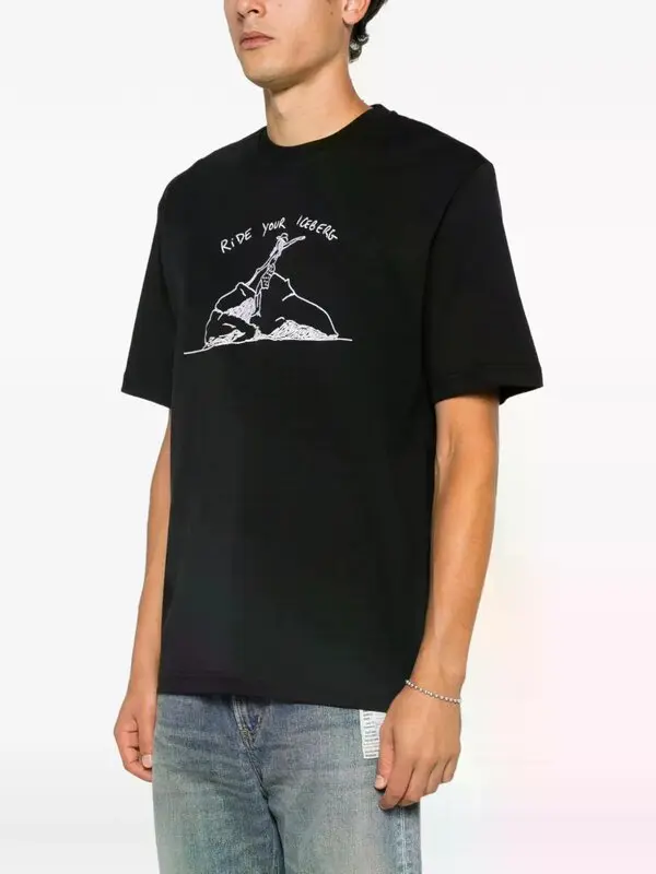Iceberg Short-sleeve Embroidered T-shirt