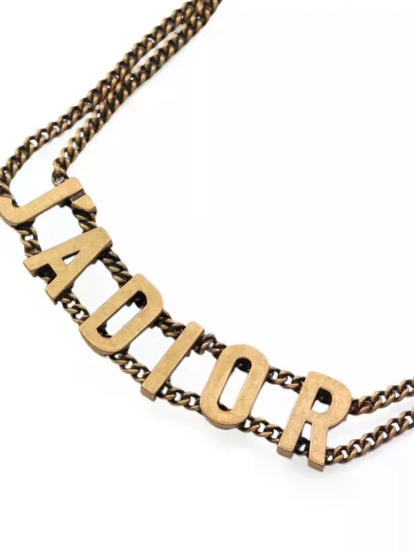 Dior J'adior Double Chain Necklace - Gold