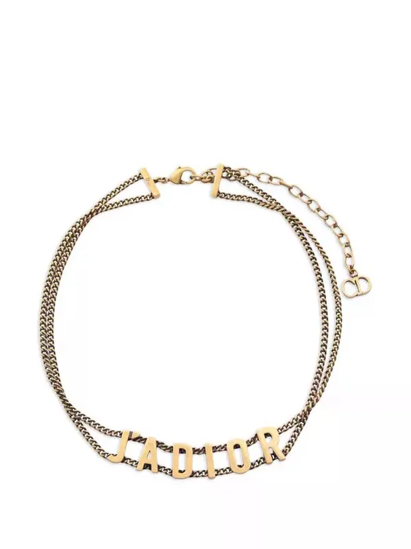Dior J'adior Double Chain Necklace - Gold