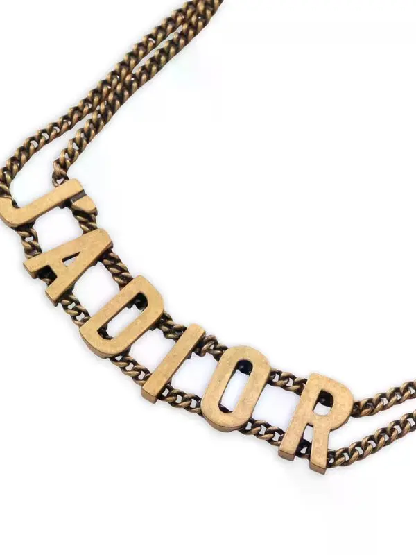 Dior J'adior Double Chain Necklace - Gold