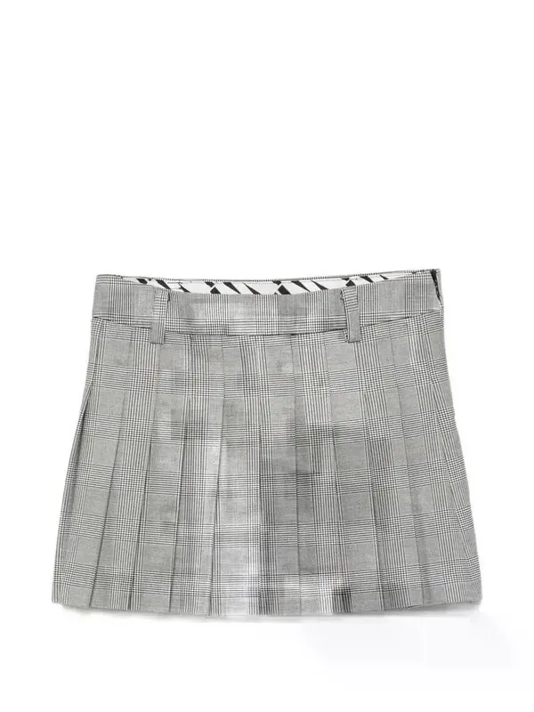 WRSTBHVR Nuria Check Pleated Skirt
