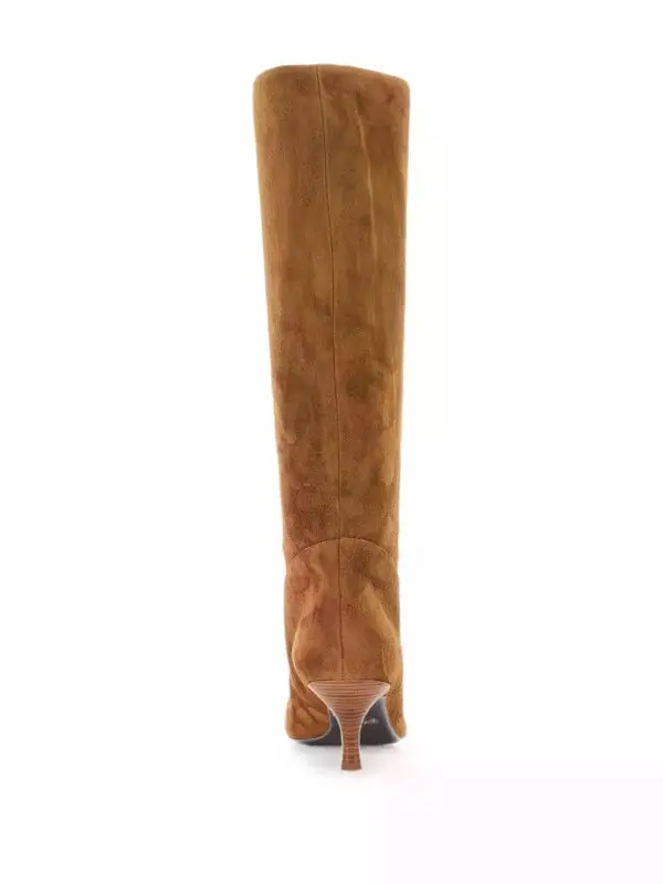 Paris Texas Rose 60 Suede Pointed-toe Boots