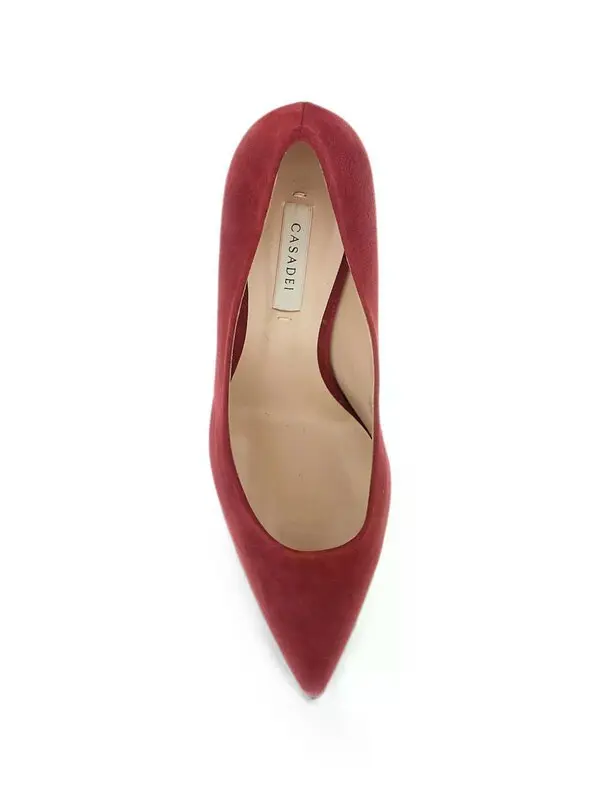 Casadei Pointed-toe Suede Pumps