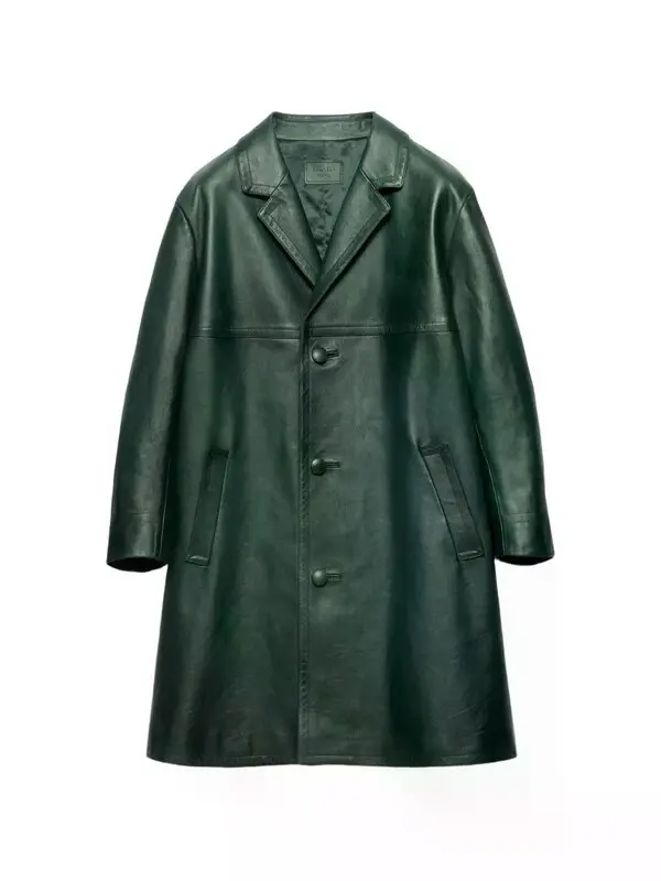 Prada Leather Coat