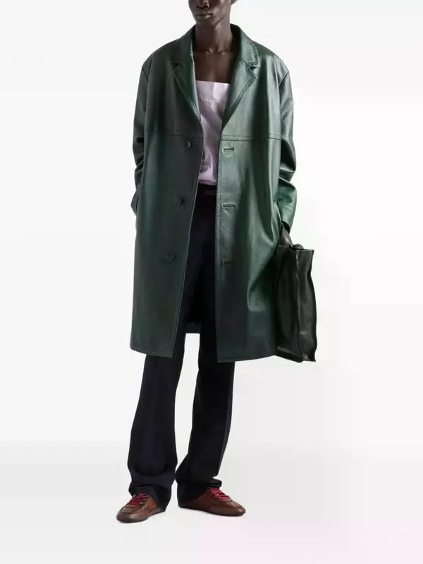 Prada Leather Coat