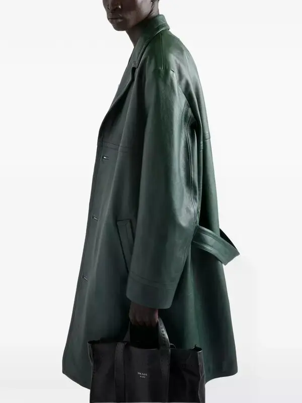 Prada Leather Coat