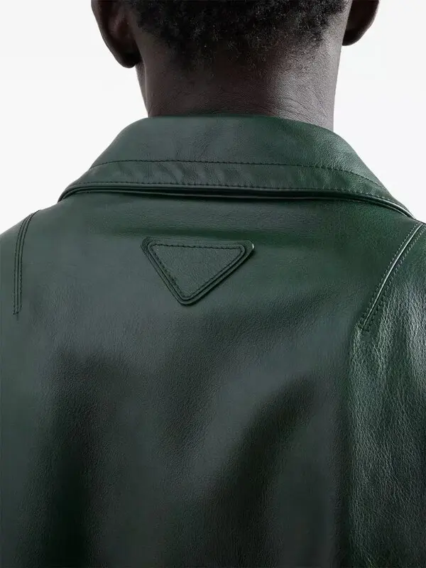 Prada Leather Coat