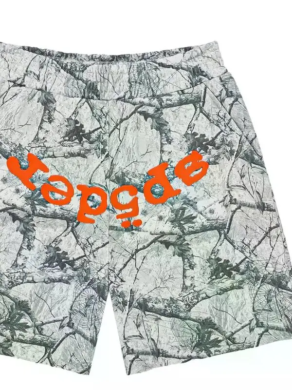 SP5DER Real Tree Og Web V2 Track Shorts