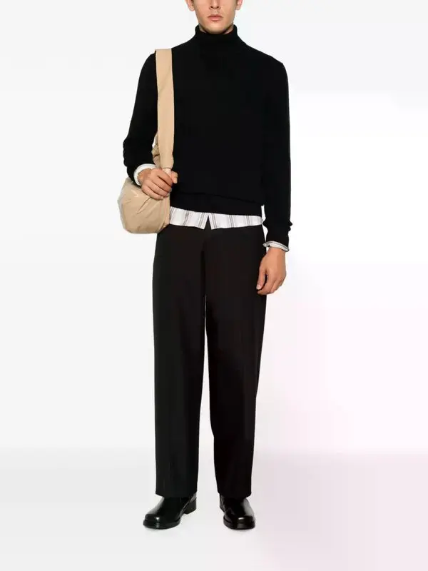 MAGAZZINO RICAMBI Ribbed Knit Roll Neck Sweater