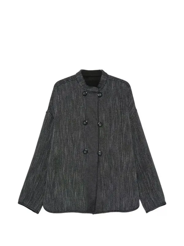 Emporio Armani Double-breasted Herringbone Jacket