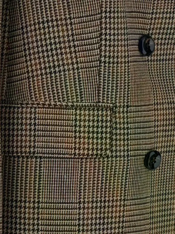 Tagliatore Jasmine Double-breasted Check-pattern Jacket