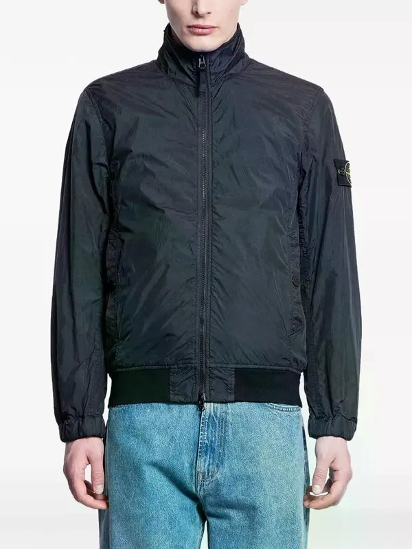 Stone Island Logo-patch Zip-up Jacket