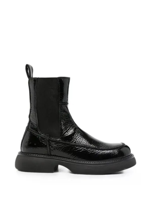 COPENHAGEN  Patent Leather Ankle Boots