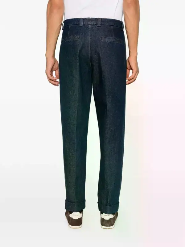 BERWICH Pleated Turned-up Trousers