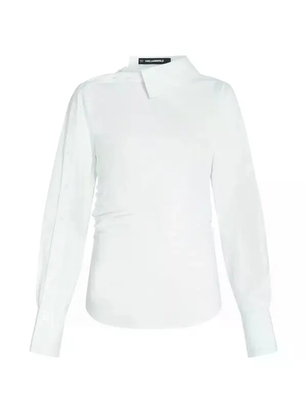 Karl Lagerfeld Asymmetric Button Shirt