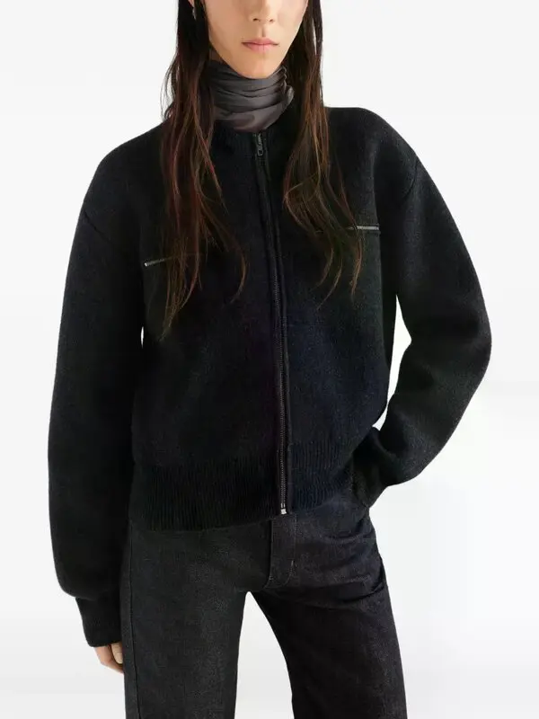 LEMAIRE Zipped Top In Alpaca Wool Blend