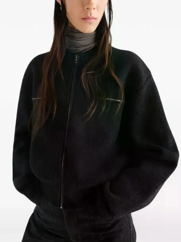LEMAIRE Zipped Top In Alpaca Wool Blend