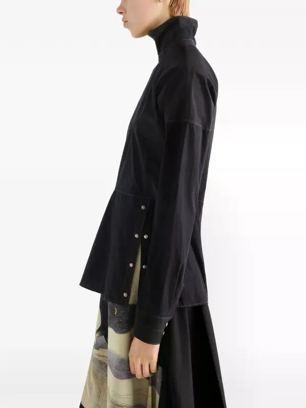 LEMAIRE Press-stud Bib Top In Cotton Crepe
