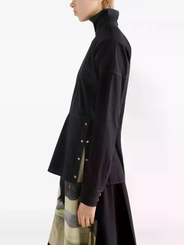 LEMAIRE Press-stud Bib Top In Cotton Crepe