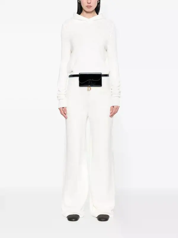 Dior Patent Saddle Belt Bag - Black