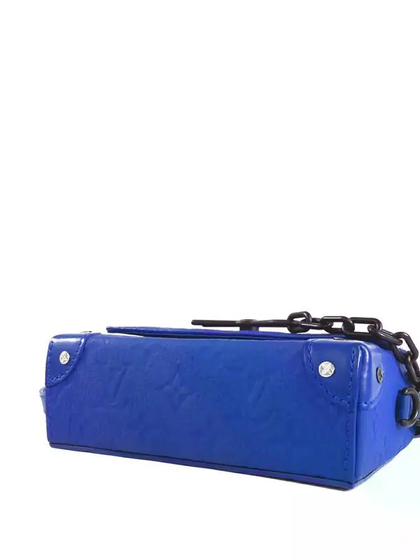 LOUIS VUITTON Monogram Taurillon Steamer Wearable Wallet Crossbody Bag - Blue