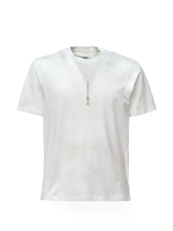 C.P. COMPANY 30/1 Logo-print Cotton T-shirt