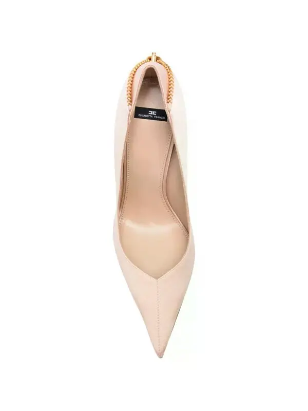 Elisabetta Franchi Zip-detail Pointed-toe Stiletto Pumps