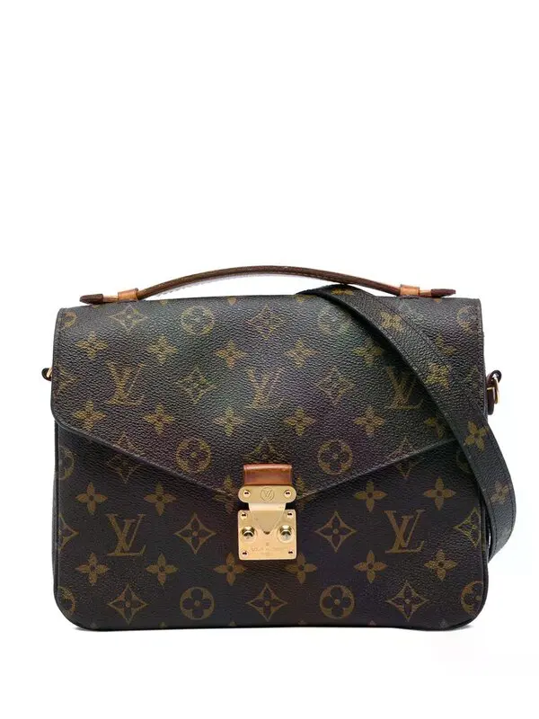 LOUIS VUITTON 2017 Monogram Pochette Metis Satchel