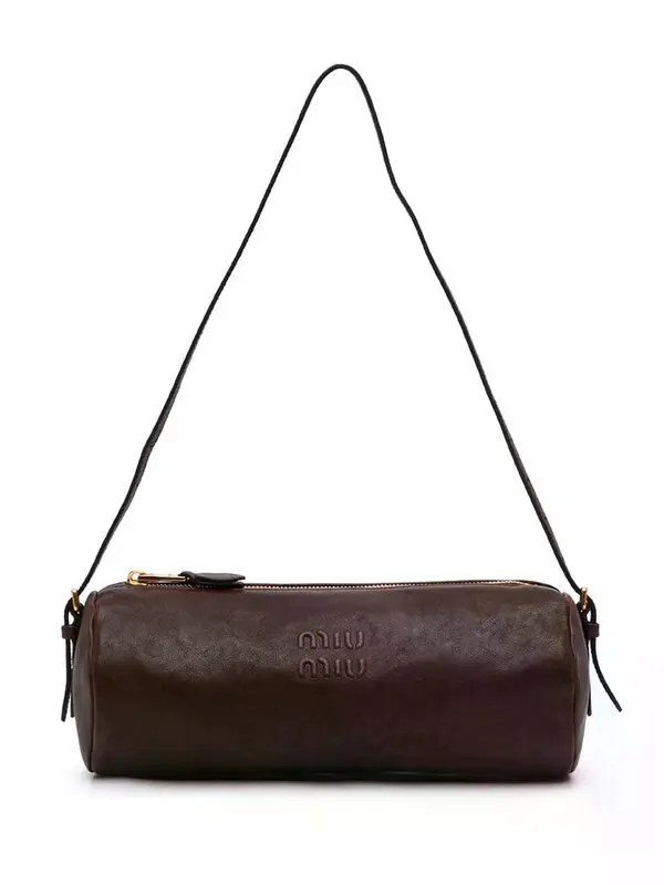 Miu Miu 2010-2026 Nappa Aviator Shoulder Bag - Brown
