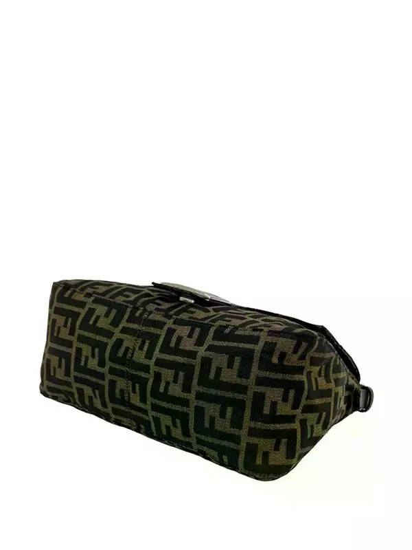 Fendi 2000-2010 Zucca Canvas Mamma Forever Shoulder Bag