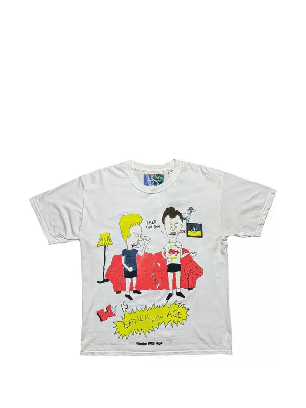 BETTER WITH AGE Graphic-print T-shirt - White